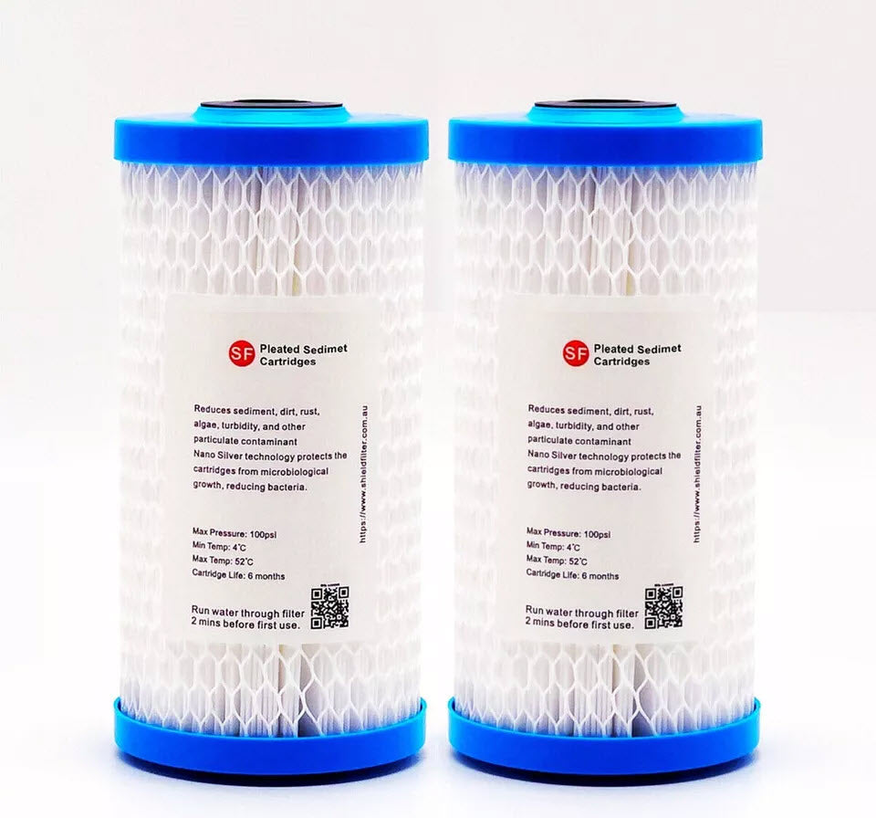 Washable Pleated Sediment Filter – 1, 5, 20 Micron & Antibacterial ...
