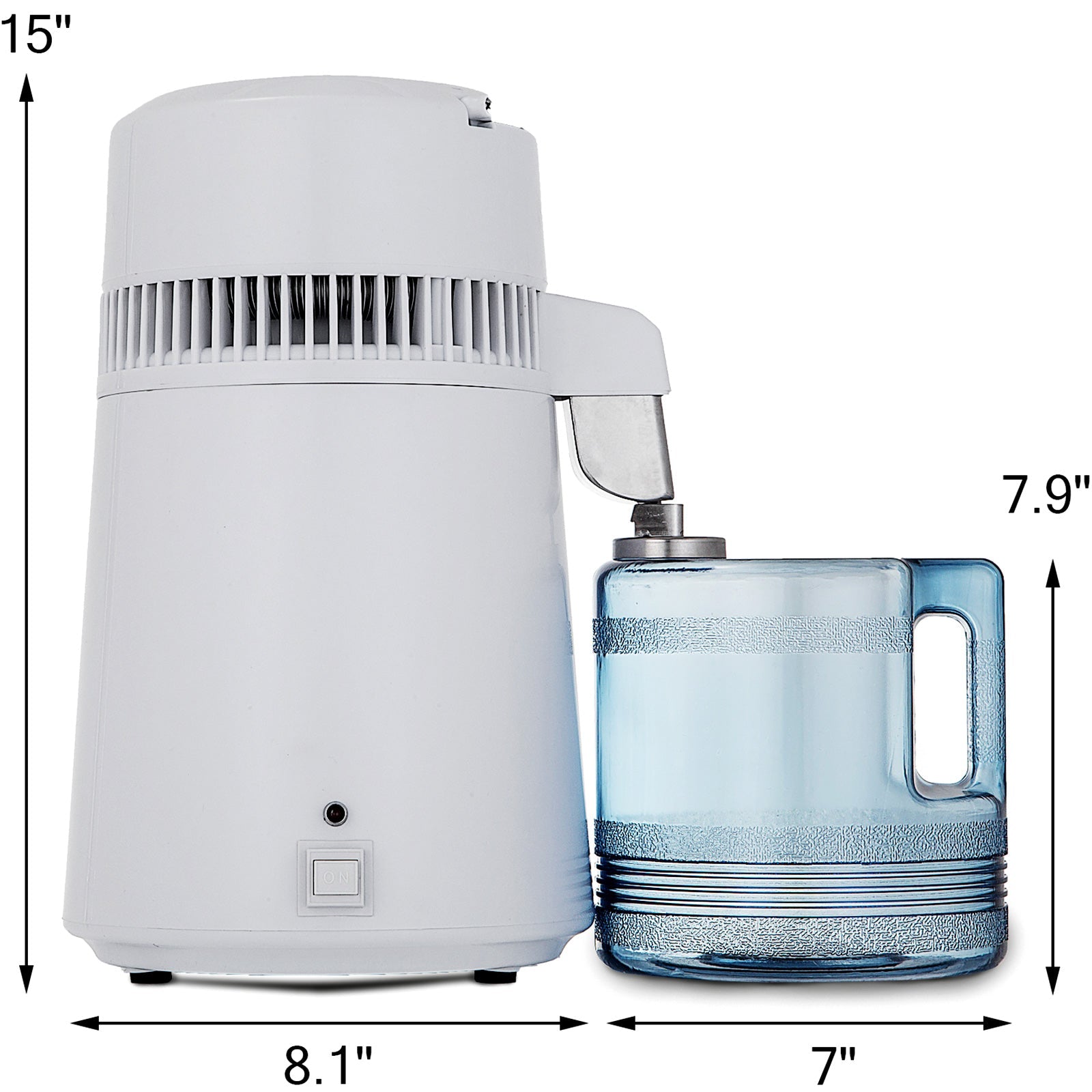 4L White Drinking Water Steam Purifier & Distiller | Awesome Water ...